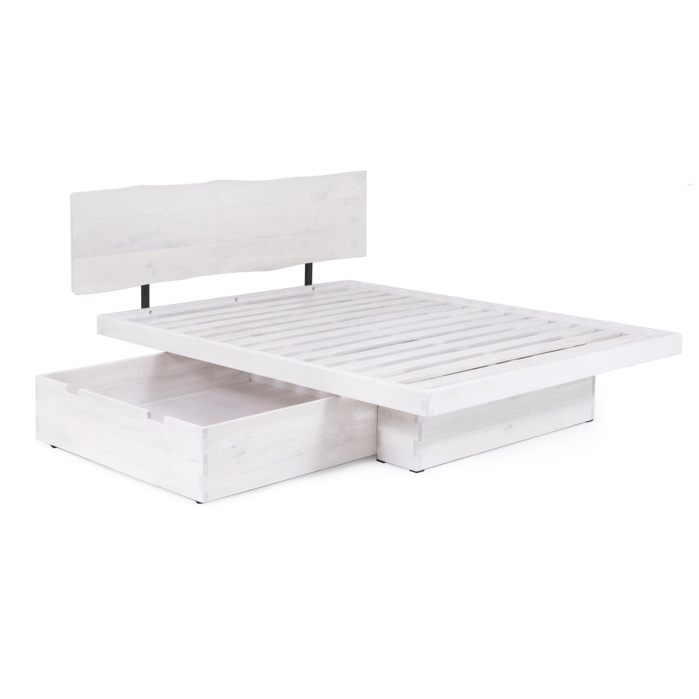 Live Edge Platform Elate Storage Bed with Headboard – FROM THE SOURCE