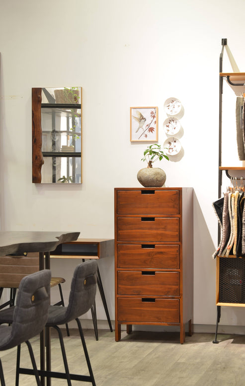 Stitch Dresser Narrow 5 Drawer – FROM THE SOURCE