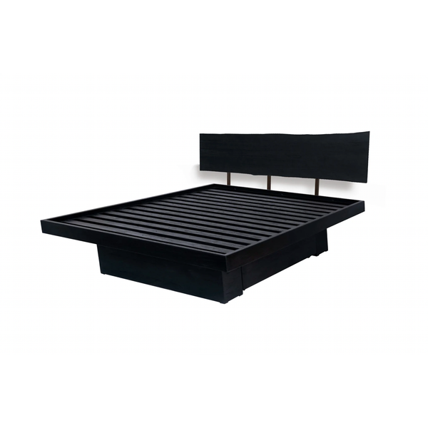 Live Edge Platform Elate Storage Bed with Headboard – FROM THE SOURCE